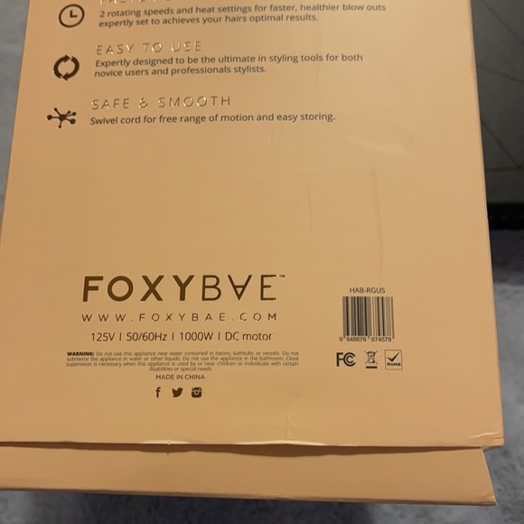 Other | Make Your Offerbrand New Foxy Bae Rose Gold Blowout Dryer Bruza ...